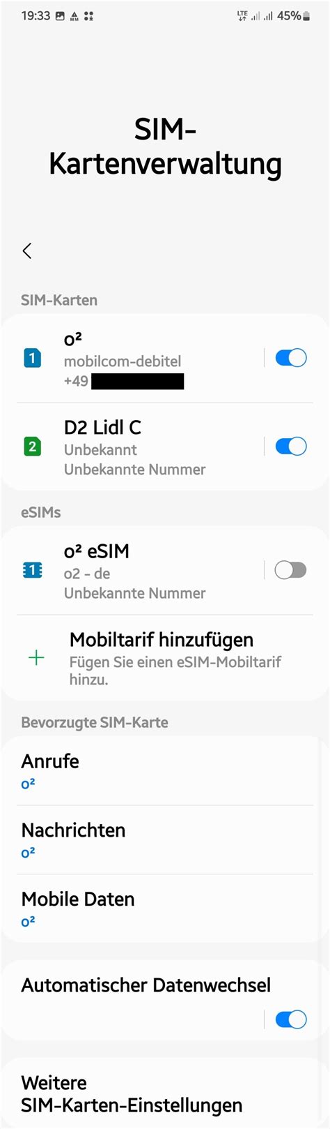 Nach Aktivierung Der O² Esim Wird Das S22 Ungewöhnlich Heiß Sim