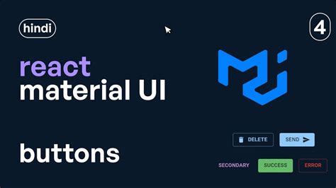 React Material Ui Mui Tutorial 41 Buttons Import Variants Disabled Colors As Link