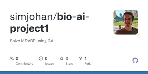 github simjohan bio ai project1 solve mdvrp using ga