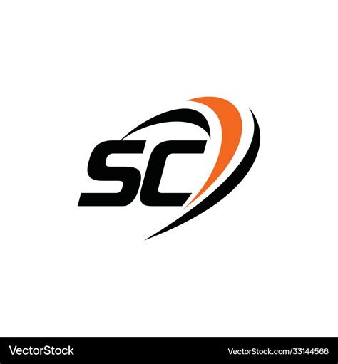 Sc Monogram Logo Royalty Free Vector Image VectorStock