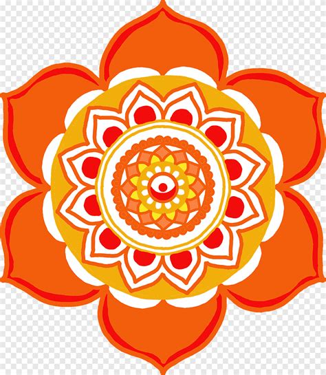만다라 차크라 요가 꽃 에너지 레이키 Png Pngegg