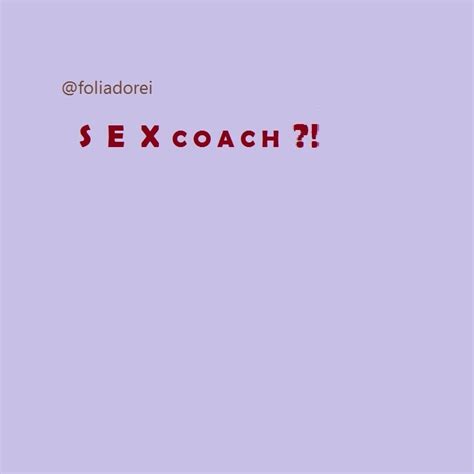 Sex Coach O Que é Isso