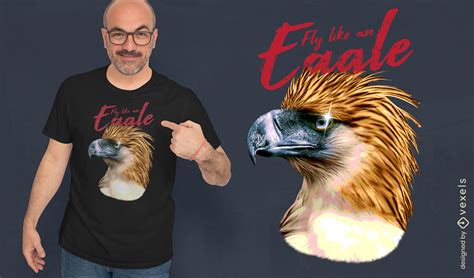 Philippine Eagle Psd T Shirt Design Psd Editable Template