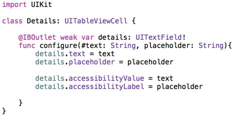 ios creating sections that are independent of each other in