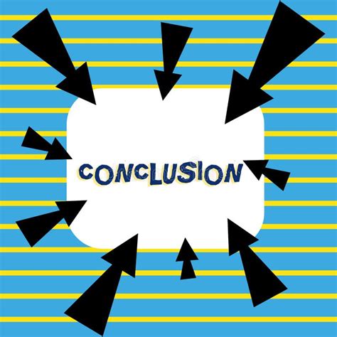 Text Showing Inspiration Conclusion Business Concept Results Analysis