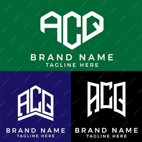 Acq 문자 로고 Acq 최고의 벡터 이미지 기업가와 비즈니스를 위한 Acq 모노그램 로고 디자인 프리미엄 벡터