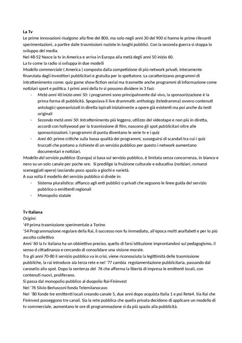 Storia Della Comunicazione Docsity