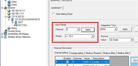 Setting Up An Adam 6017 8 Ch Isolated Analog Input Modbus Tcp Module On A Davicom Cortex
