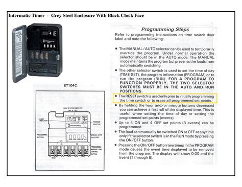 Time Clocks For Tou Carbon Power And Light Inc