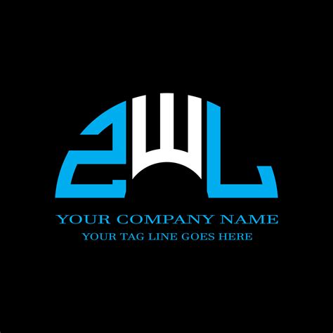 Zwl Letter Logo Creative Design With Vector Graphic 8664937 Vector Art At Vecteezy