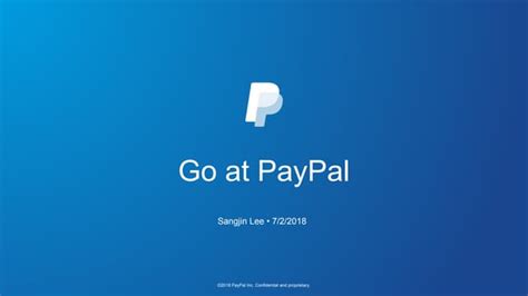 Go At Paypal Go At Silicon Valley Meetup Ppt