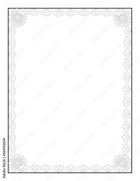Vektorová Grafika „borders And Frames Borders Borders Frame Flower
