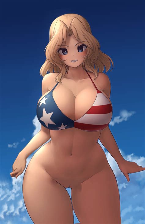 Rule 34 166 Artist 1girls 3rd Party Edit American Flag Bikini