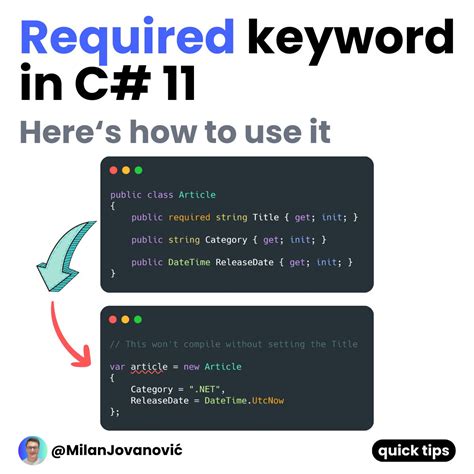 What Is The Required Keyword In C You Can Use It Starting From C 11