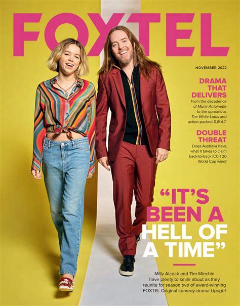 Milly Alcock Dans Foxtel Magazine 12 Novembre 2022