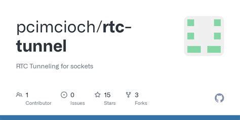 Github Pcimciochrtc Tunnel Rtc Tunneling For Sockets