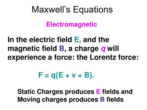 Electromagnetic Wave Equation Derivation Ppt Tessshebaylo