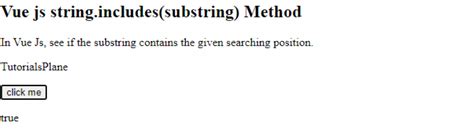 Vue Js String Includes Function How To Check Whether A String