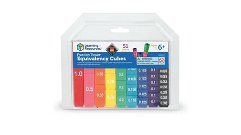Fraction Tower® Cubes Equivalency Set® The Ted Wolt