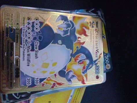 Mavin Charizard Vmax Gold Foil Pokémon Card Sv107sv122