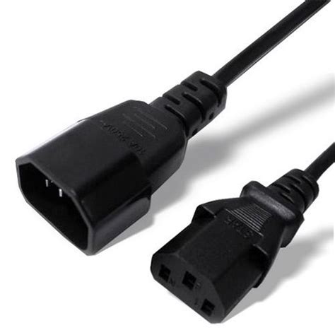 Купить Кабель питания Ship Sh5003 1 2b С13 С14 для монитора 1 2 м блистер черный в