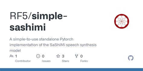 github rf5 simple sashimi a simple to use standalone pytorch