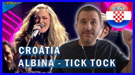 Croatia Albina Tick Tock Reaction Eurovision 2021 Youtube