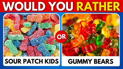 Would You Rather Sweets Edition 🍫 Youtube