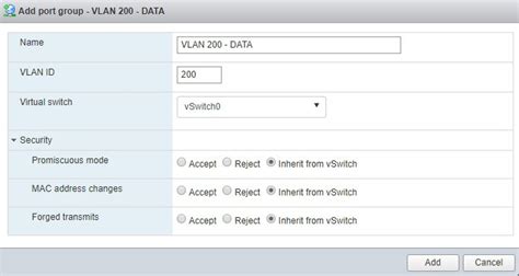 Didacticiel configuration Vmware ESXi VLAN Étape par étape