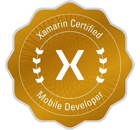 Xamarin Ceritified Mobile Developer Badge High Res XamGirl