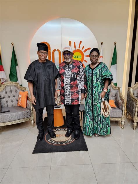 Nathan On Twitter RT PeterObi Today I Visited H E Gov RotimiAkeredolu Of Ondo State To