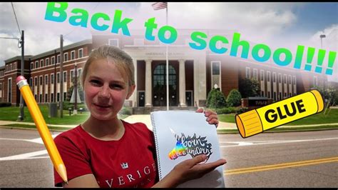 Back To School Supplies Youtube