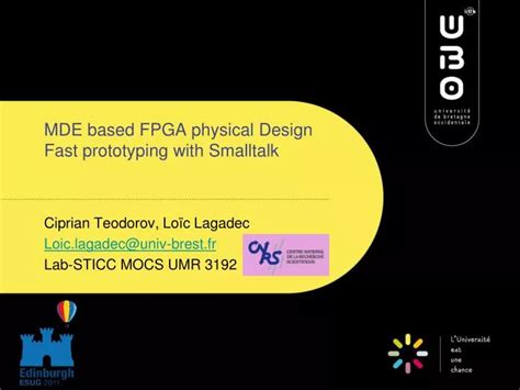 Ppt Mde Based Fpga Physical Design Fast Prototyping With Smalltalk