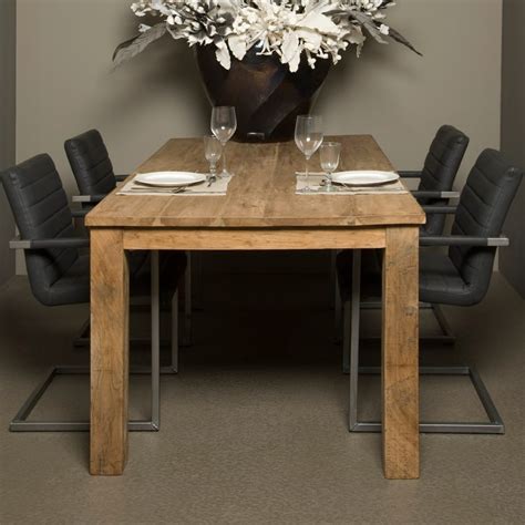 Tandil Uitschuifbare Eettafel Grijs Glas