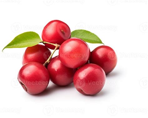 Photo of Yangmei isolated on white background. Generative AI 34249348 ...