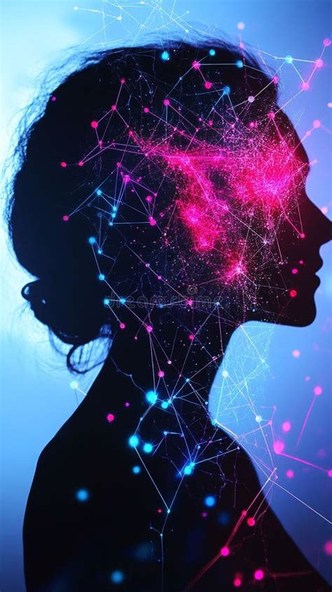 Neural Network Graphics Combined With Elegant Silhouettes In A