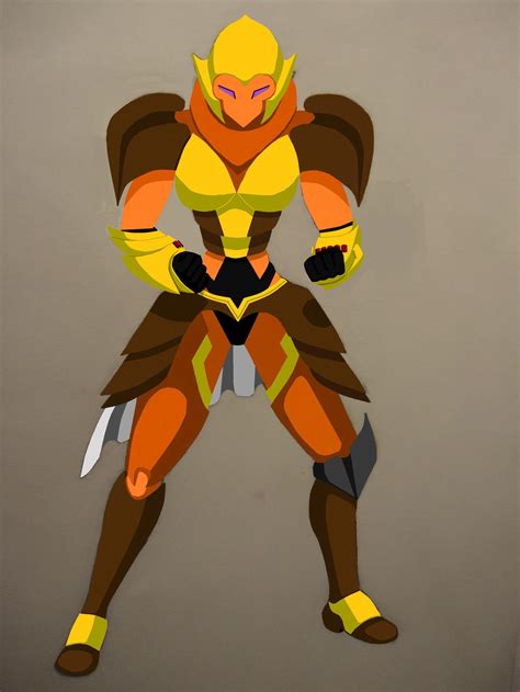RWBY Yang Xiao Long Robot Colored Complete By Starscreamundermybed On
