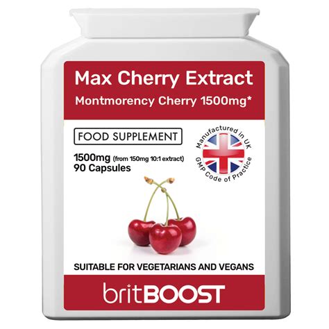 Max Cherry Extract Mg Capsules BritBoost