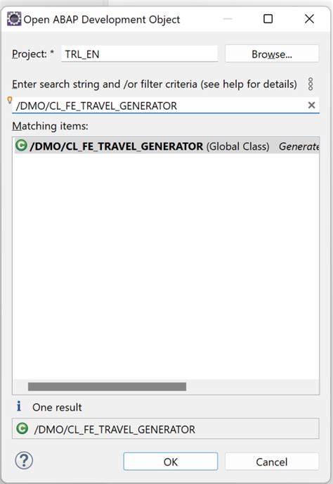 Abap Restful Application Programming Model 9 Use Demo Generator To Create A Travel Service