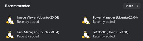 Windows Subsystem For Linux WSLg Ubuntu App Icons Not Showing Up On
