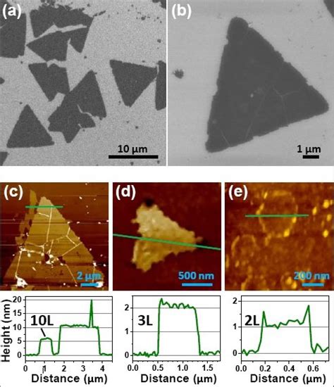 SEM surface images of a a large sample area and b 8 µm wide