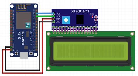 Interface I2c Lcd Using Nodemcu Esp8266 Projects Arduino Interface