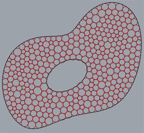 Compact Circle Packing On Complex Surface Grasshopper Kangaroo