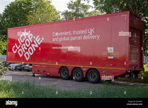 Exeter Devon Uk September 21 2021 Parcelforce Worldwide Courier