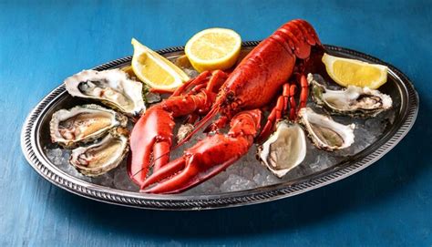 Luxury Seafood Platter With Lobster And Oysters A Gourmet Feast