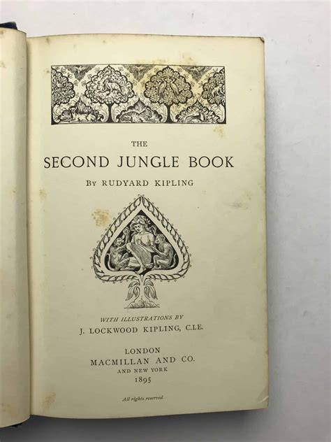Rudyard Kipling The Jungle Books The Jungle Bookthe Second Jungle