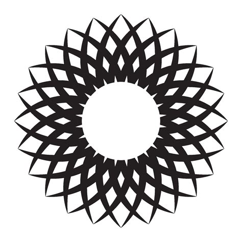 Circular Pattern Icon 35373548 Vector Art At Vecteezy