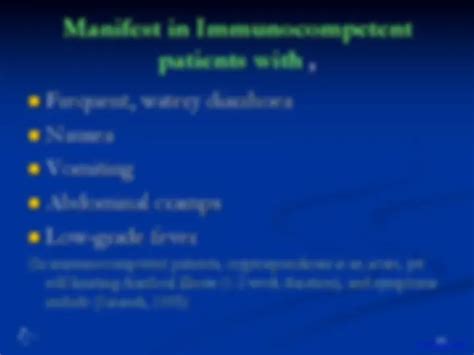 Cryptosporidium Parasitology Lecture Slides Slides Parasitology