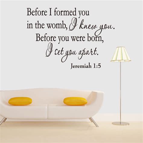 Bible Verse Wall Decals Christian Quote Pvc Wall Art Stickers Religious