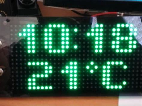 arduino based clock using 16×32 rgb led matrix artofit